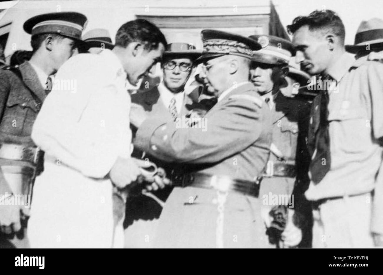 Miguel Garcia Granados Solis y Lazaro Chacon Stock Photo - Alamy