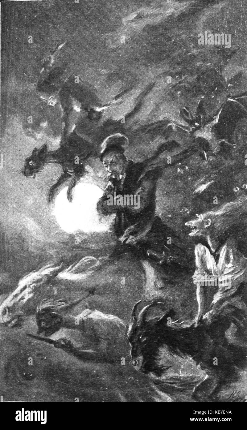 Oppman, Kraszewski Mistrz Twardowski page099b Stock Photo - Alamy