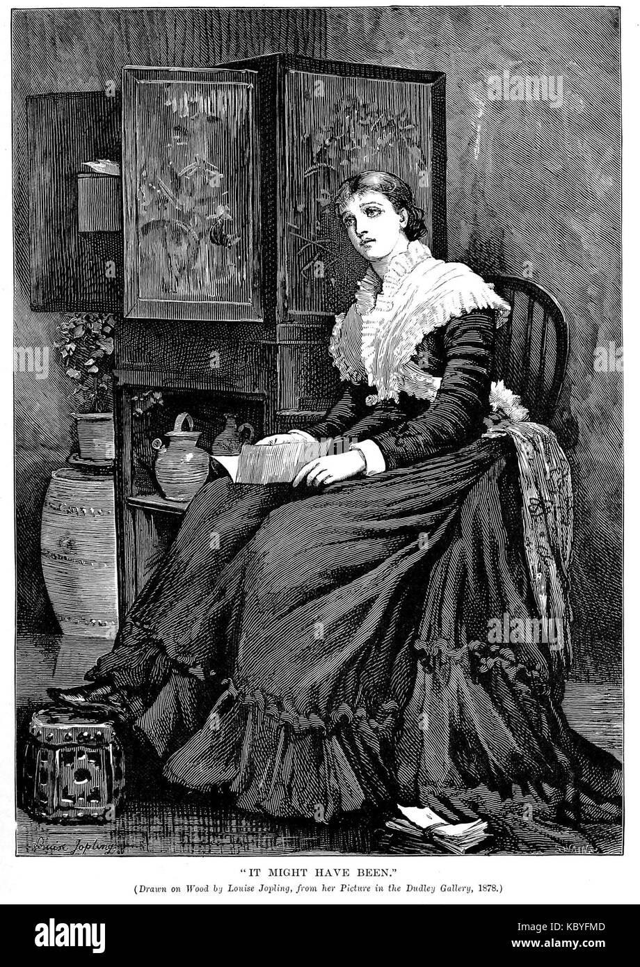 It Might Have Been By Louise Jopling Stock Photo Alamy
