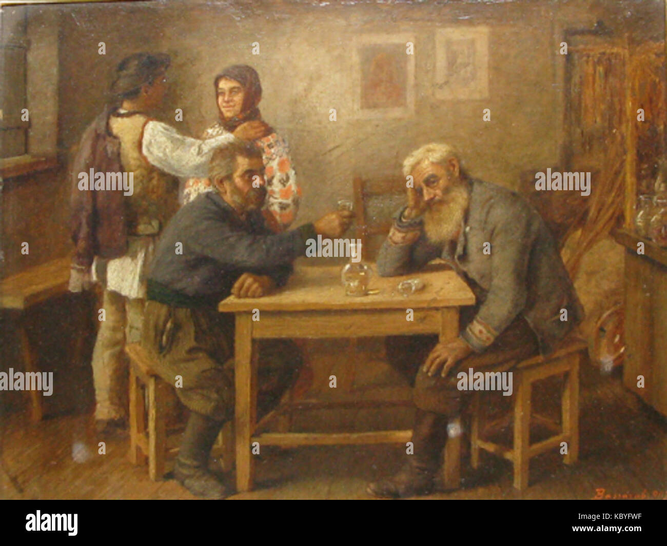 Ludovic Bassarab In carciuma Stock Photo - Alamy