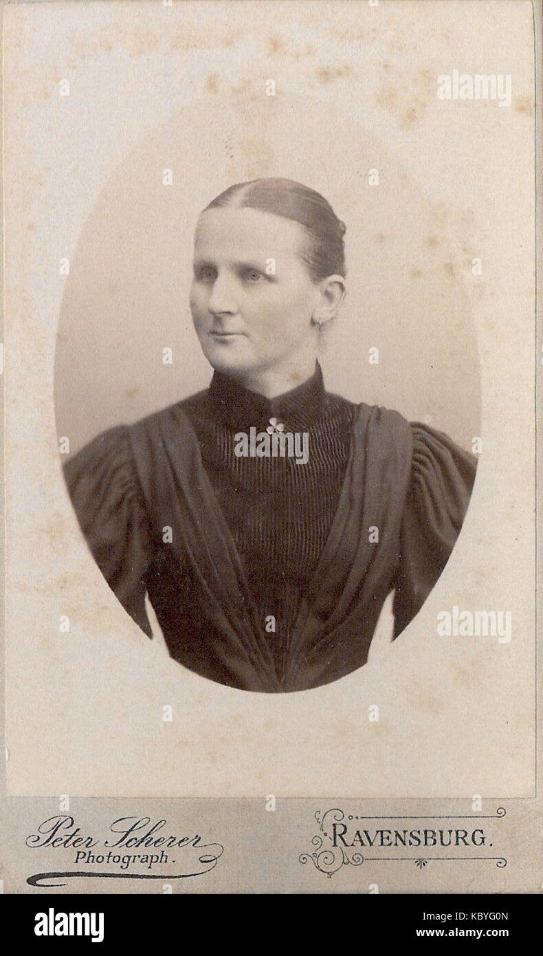 Peter Scherer Damenportrait Stock Photo - Alamy