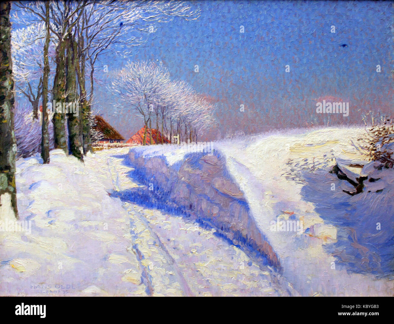 1895 Olde Winter in Seekamp anagoria Stock Photo - Alamy