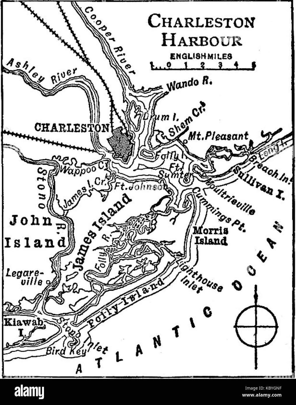 Waterfront charleston south carolina Black and White Stock Photos ...