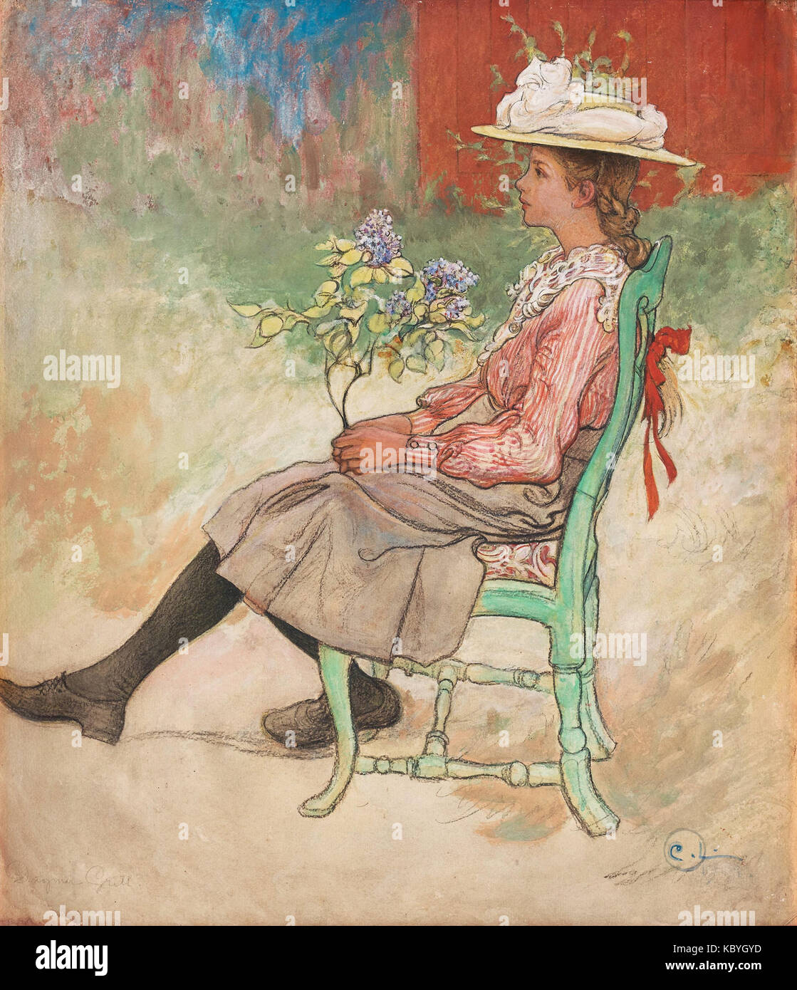 Carl Larsson Dagmar Grill 1909 Stock Photo - Alamy