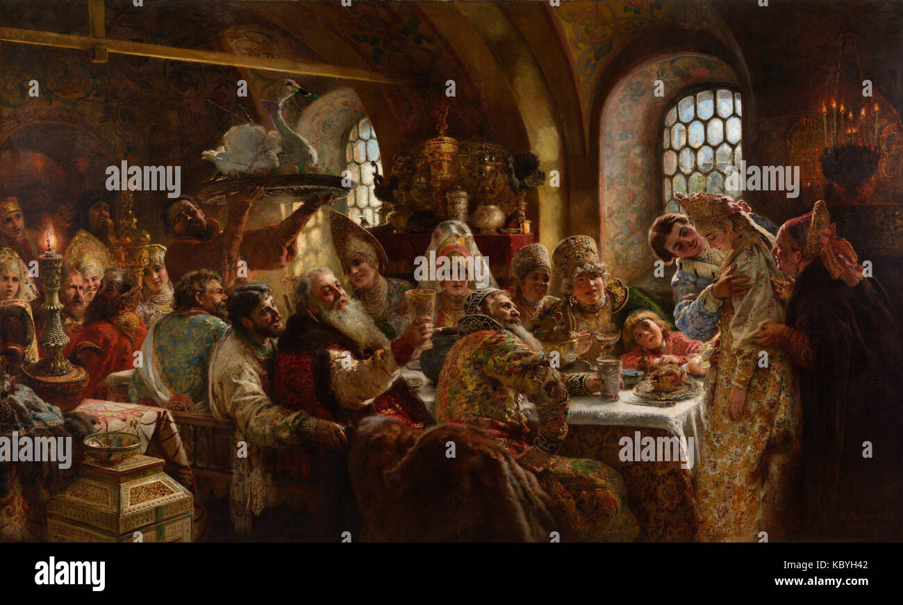 Boyar wedding feast hi-res stock photography and images - Alamy