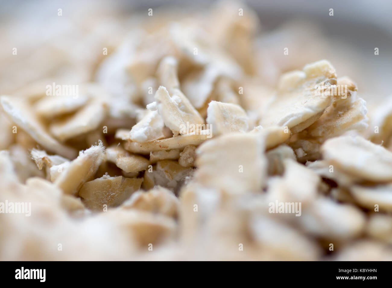 Oatmeal grains Detail Stock Photo - Alamy