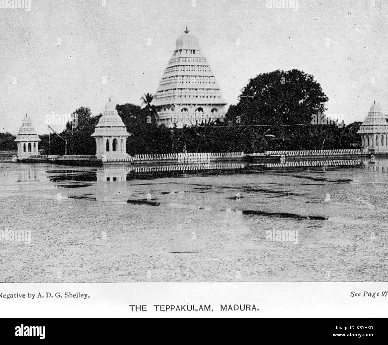 A photograph or document related to the Madura Teppakulam, a ...