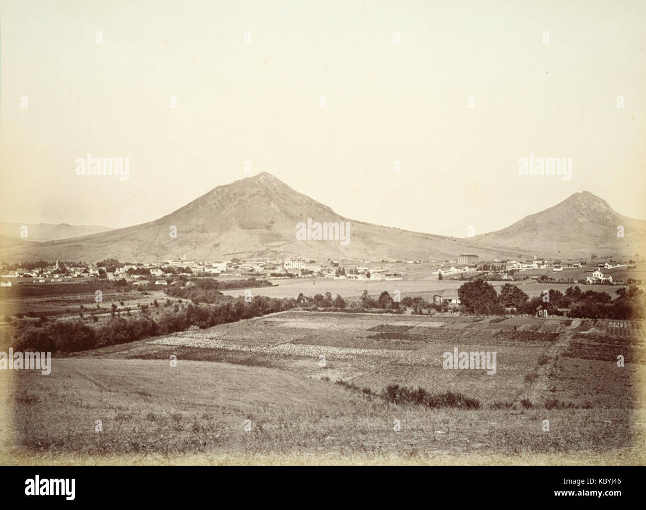 37. Mission and town of San Luis, Obispo Stock Photo - Alamy