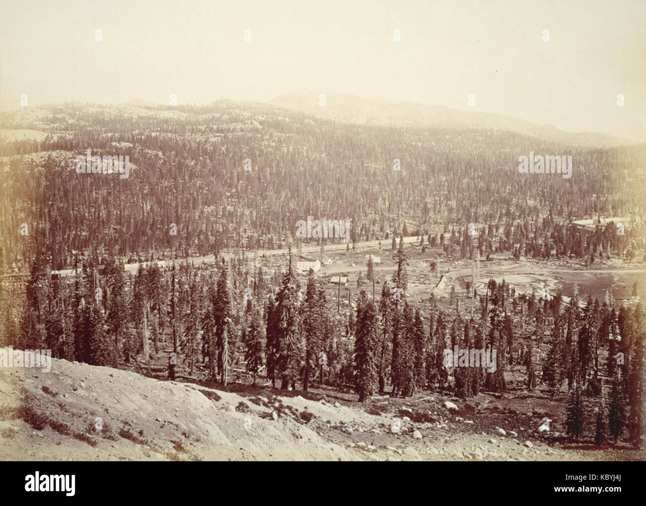 51. Summit valley, C.P.R.R. California Stock Photo - Alamy