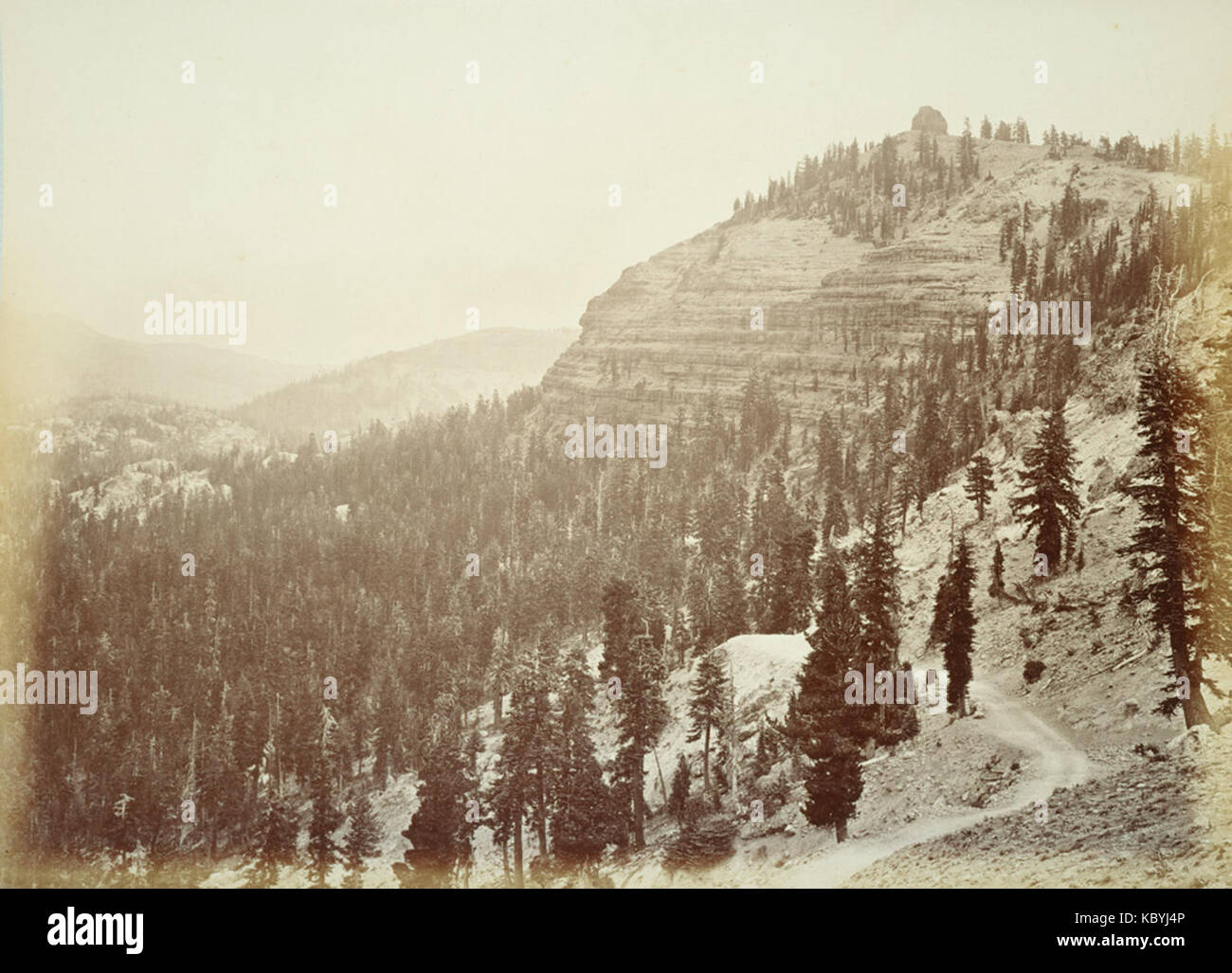 54. Conglomerate Formation, Alpine Co., California Stock Photo - Alamy