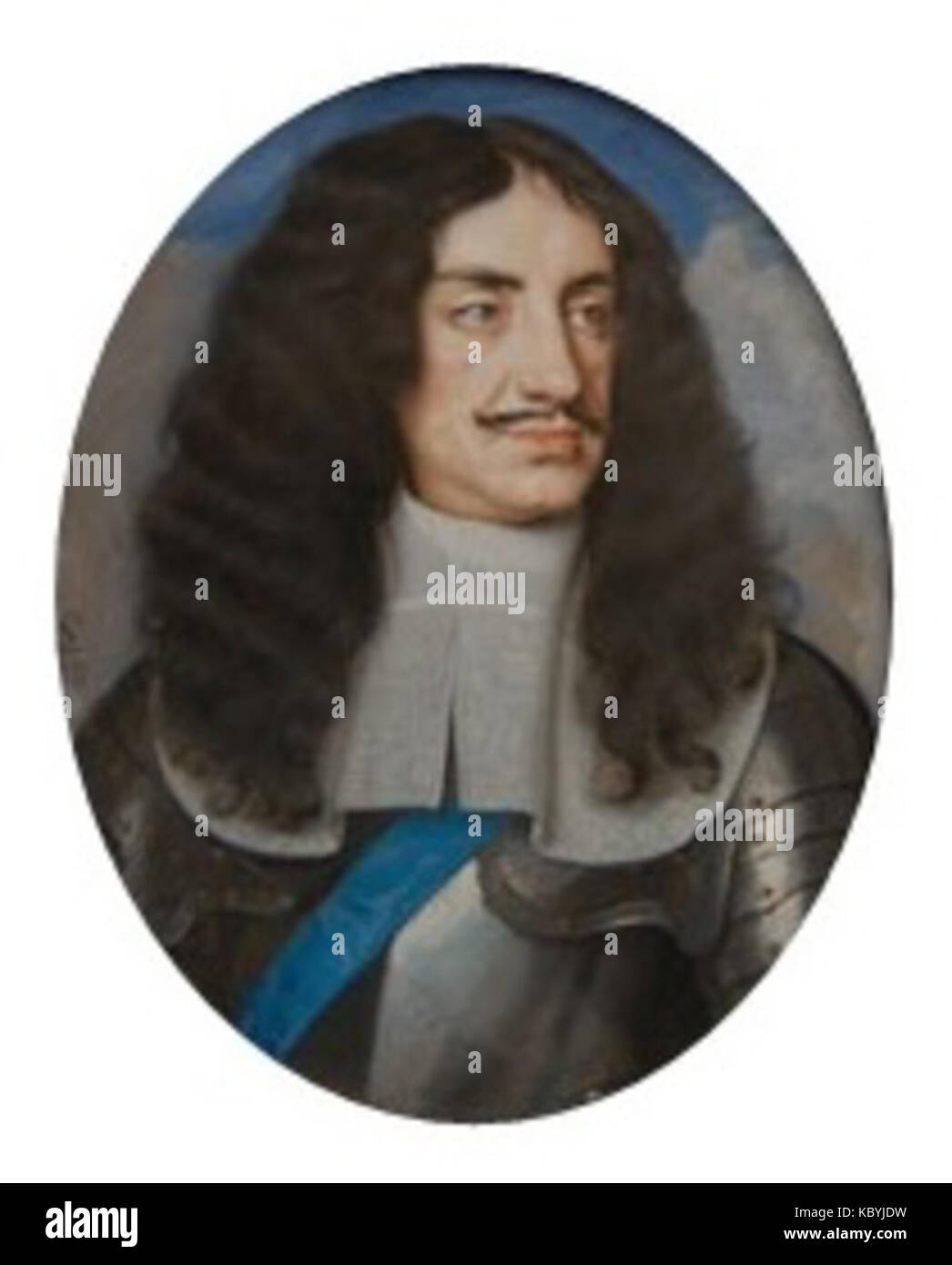 Samuel Cooper Carlos II de Inglaterra 1661 Stock Photo - Alamy