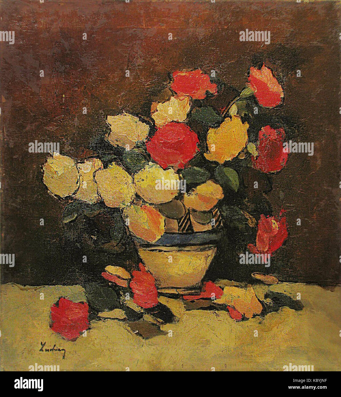 Stefan Luchian Ulcica cu flori Stock Photo - Alamy