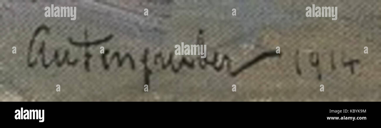 Jan autengruber signatura Stock Photo - Alamy