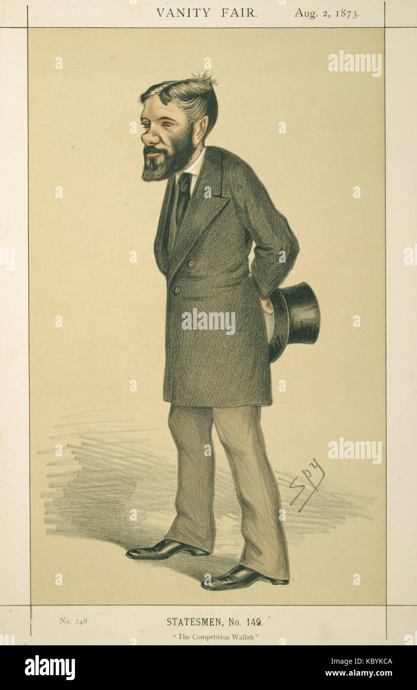 George Otto Trevelyan, Vanity Fair, 1873 08 02 Stock Photo - Alamy