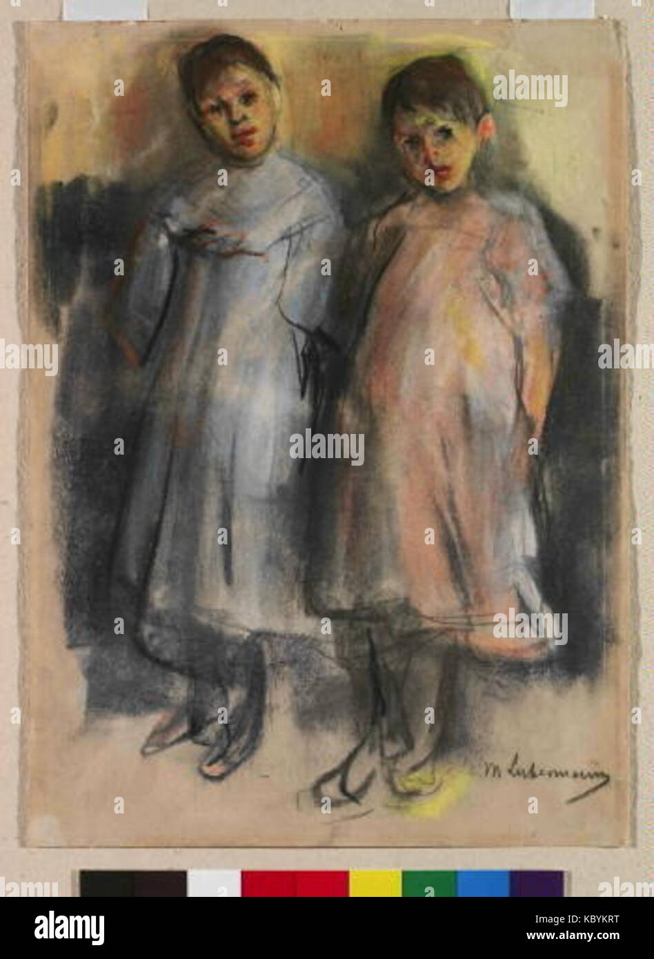 Max Liebermann 20. 7. 1847 8. 2. 1935 Dve devcatka Stock Photo - Alamy