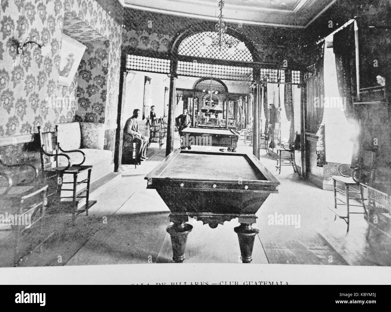 Recreation hall activities Black and White Stock Photos & Images - Alamy