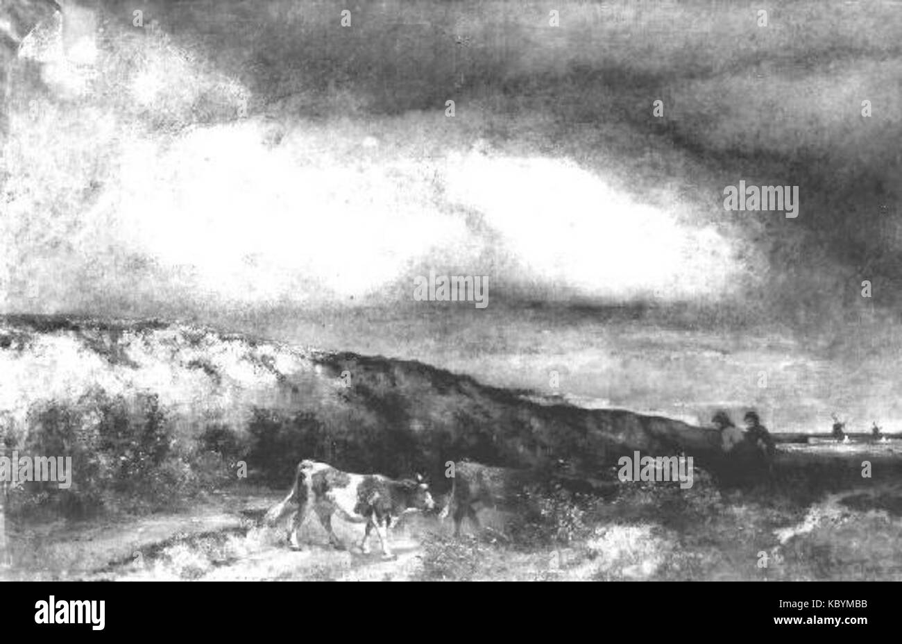 Marie Aloisia Hedvika Kirschnerova 1852 1931 Krajina v dunach Stock ...