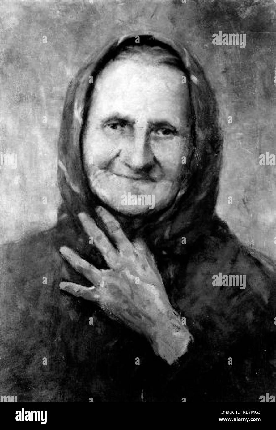 A portrait of Václav Sochor, a notable artist from 1855 to 1935 ...