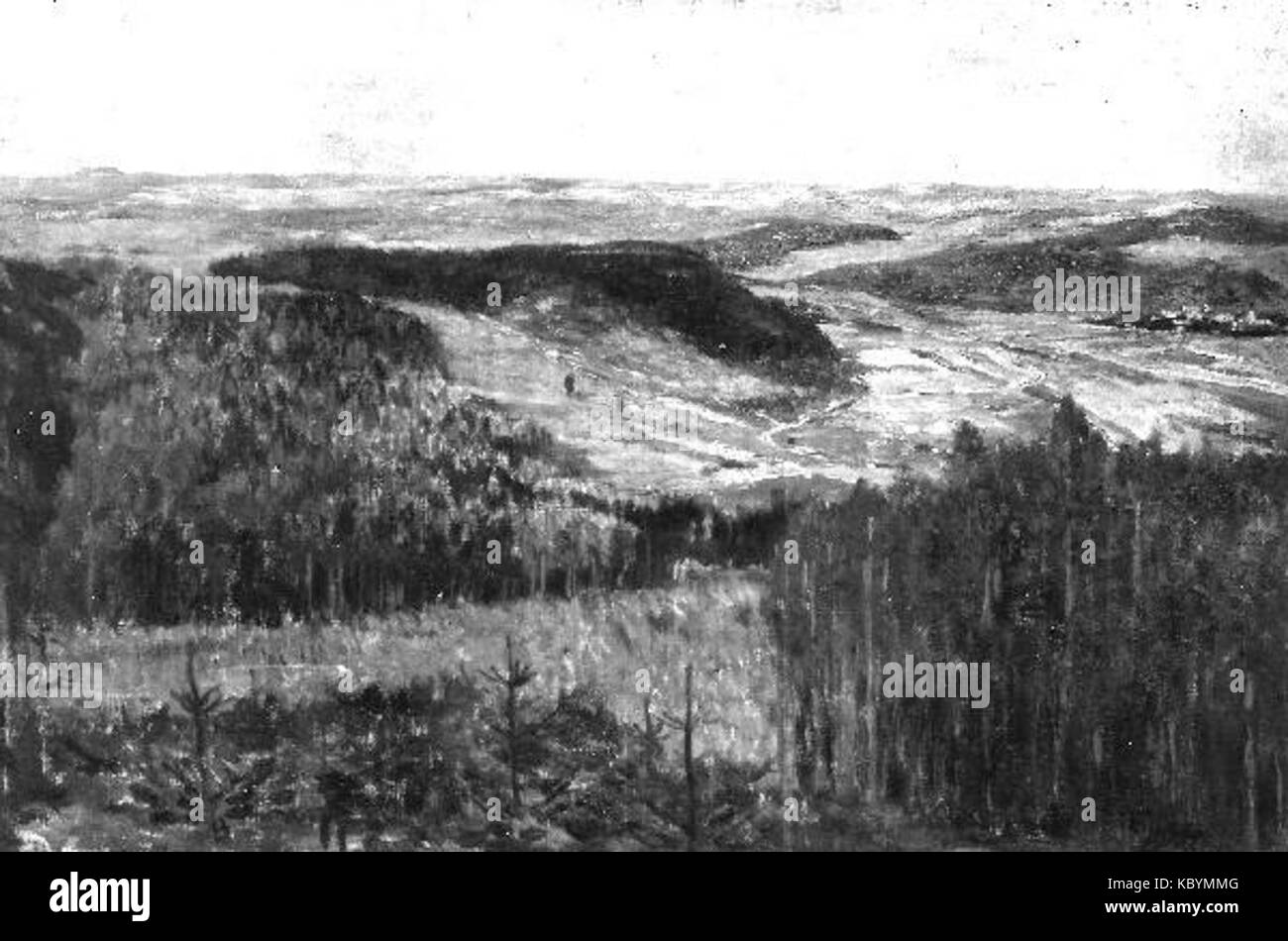 Karel Spillar 1871 1939 Horska krajina Stock Photo - Alamy