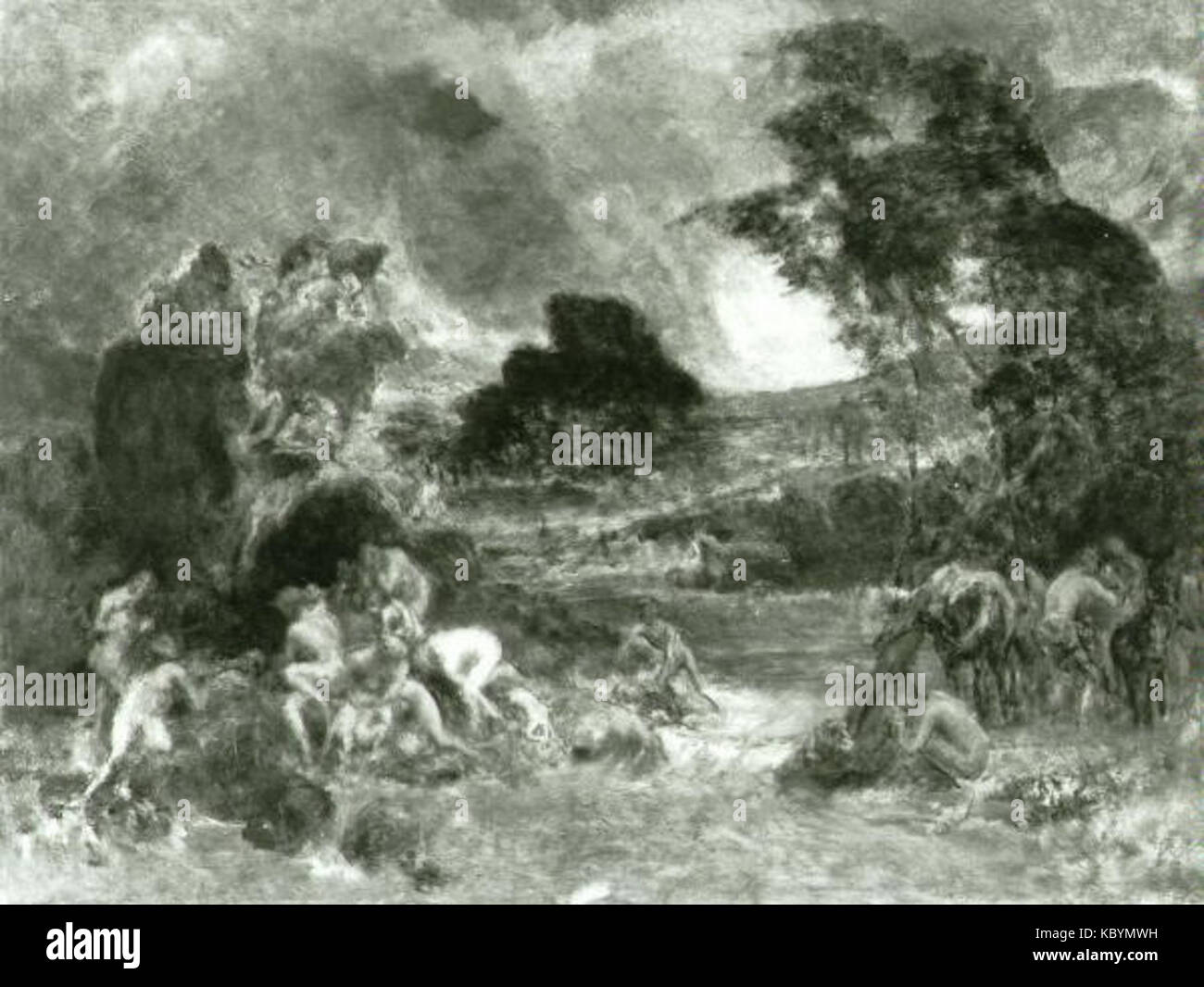 Franz Rumpler 1848 1922 Potopa Stock Photo - Alamy