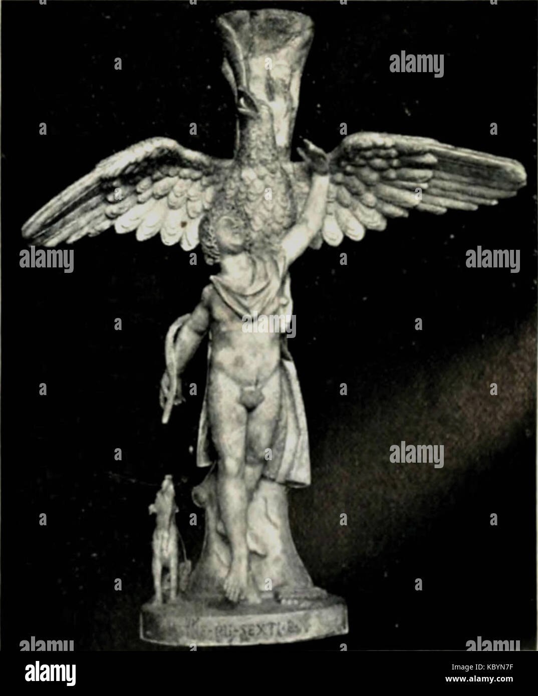 EB1911 Greek Art Ganymede of Leochares Stock Photo - Alamy