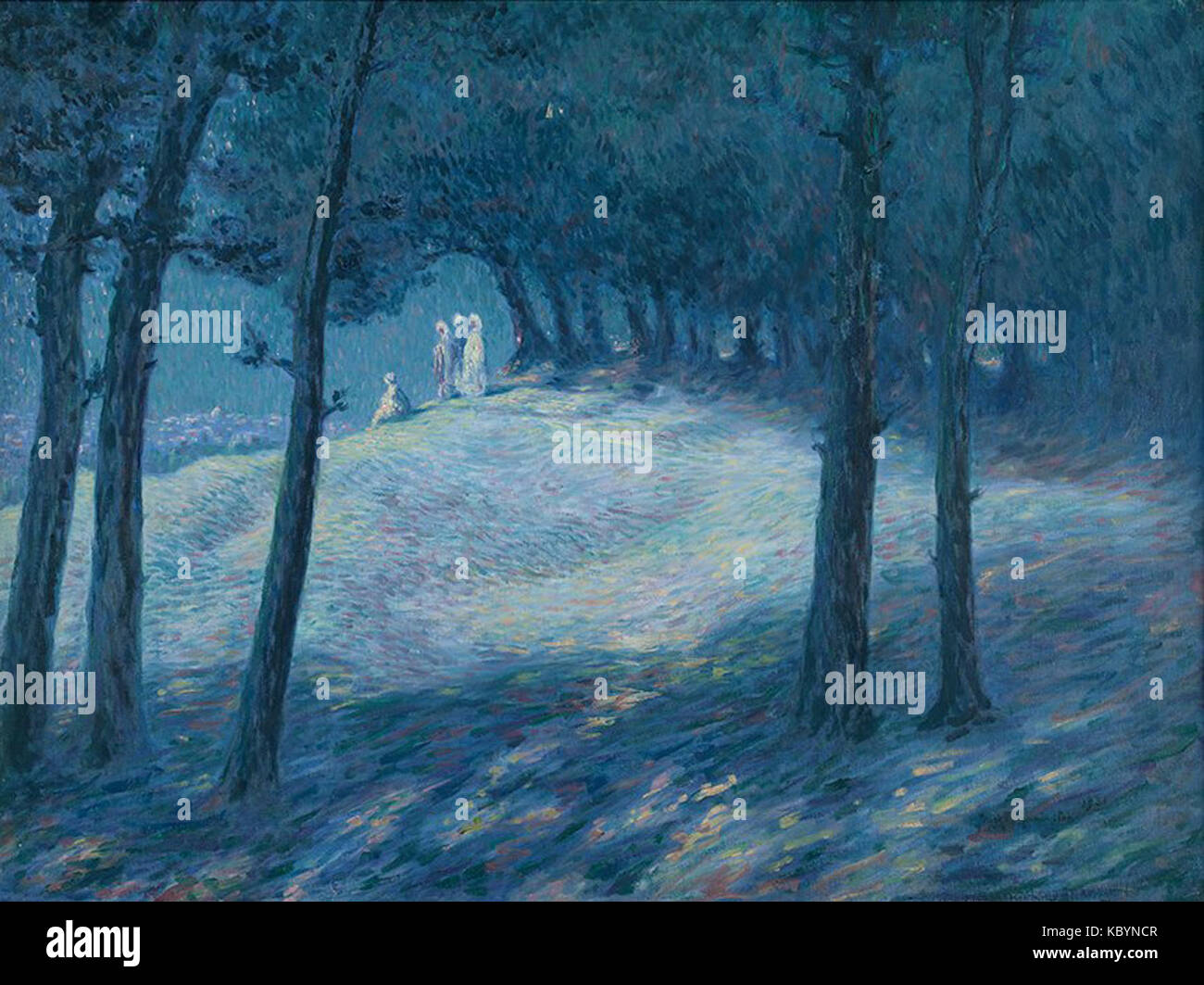'Les Pin, Constantine' by Frank Milton Armington, oil on canvas Stock ...