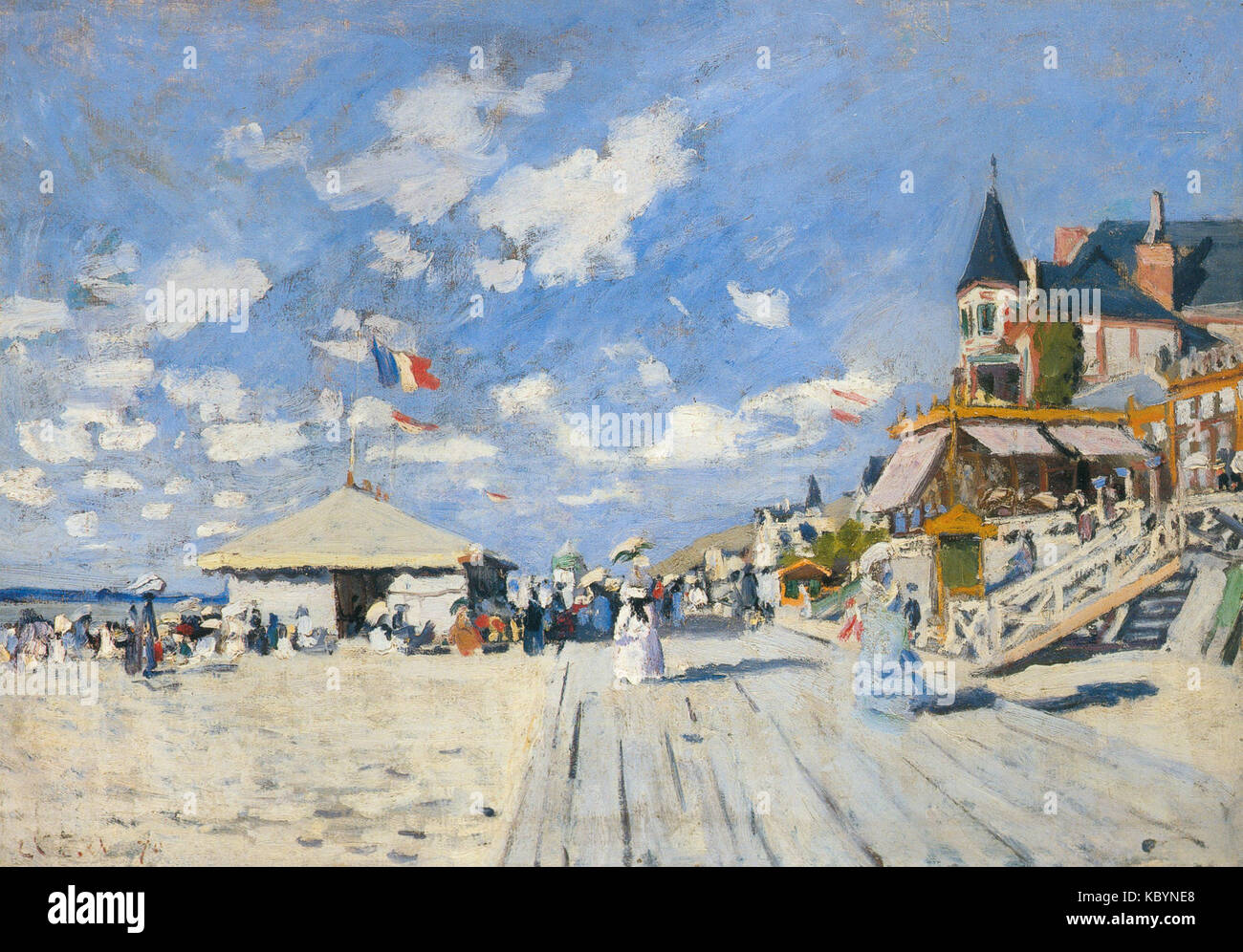 Trouville monet hi-res stock photography and images - Alamy