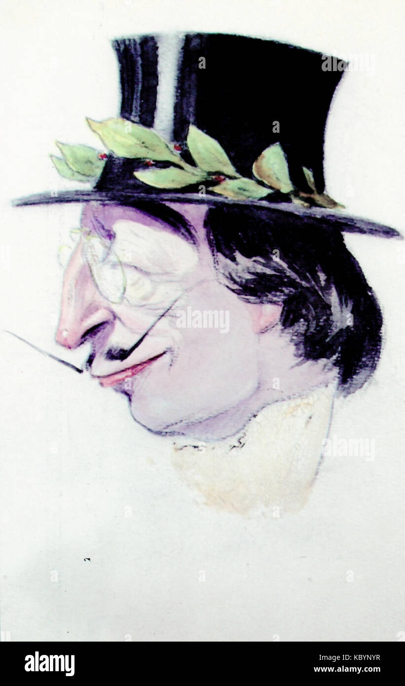 An artistic portrayal of Alexandru Macedonski, a prominent Romanian ...