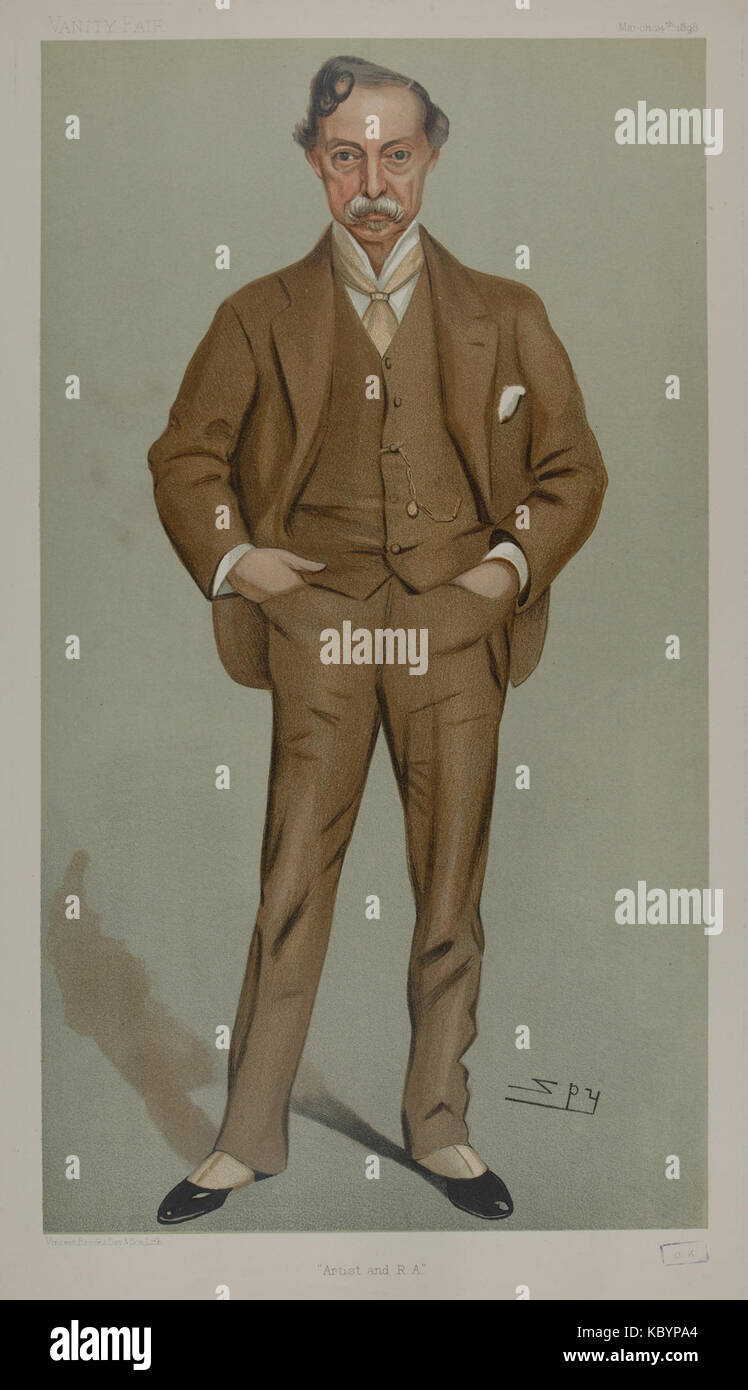 William Quiller Orchardson Vanity Fair 24 March 1898 Stock Photo - Alamy