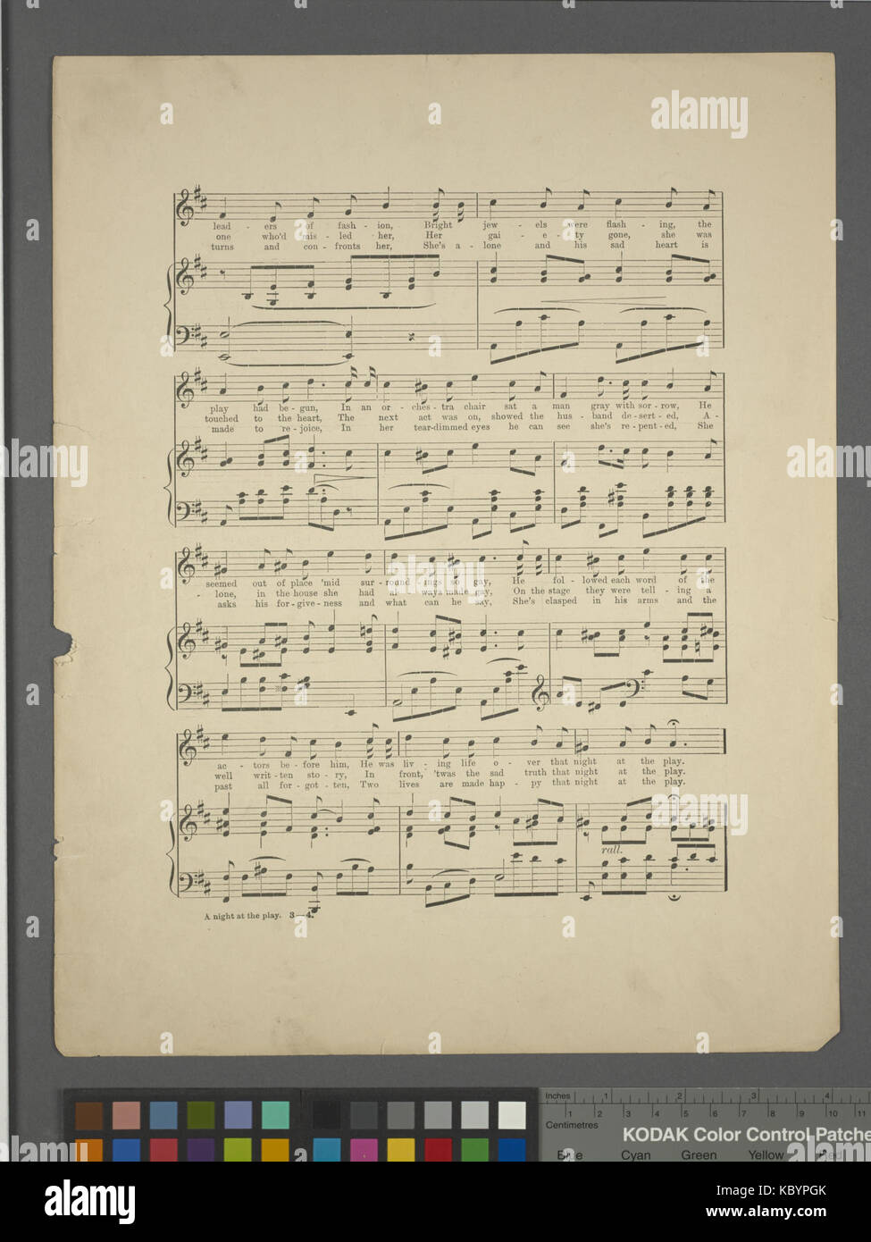 A theatrical performance, captured as part of a collection from the New ...
