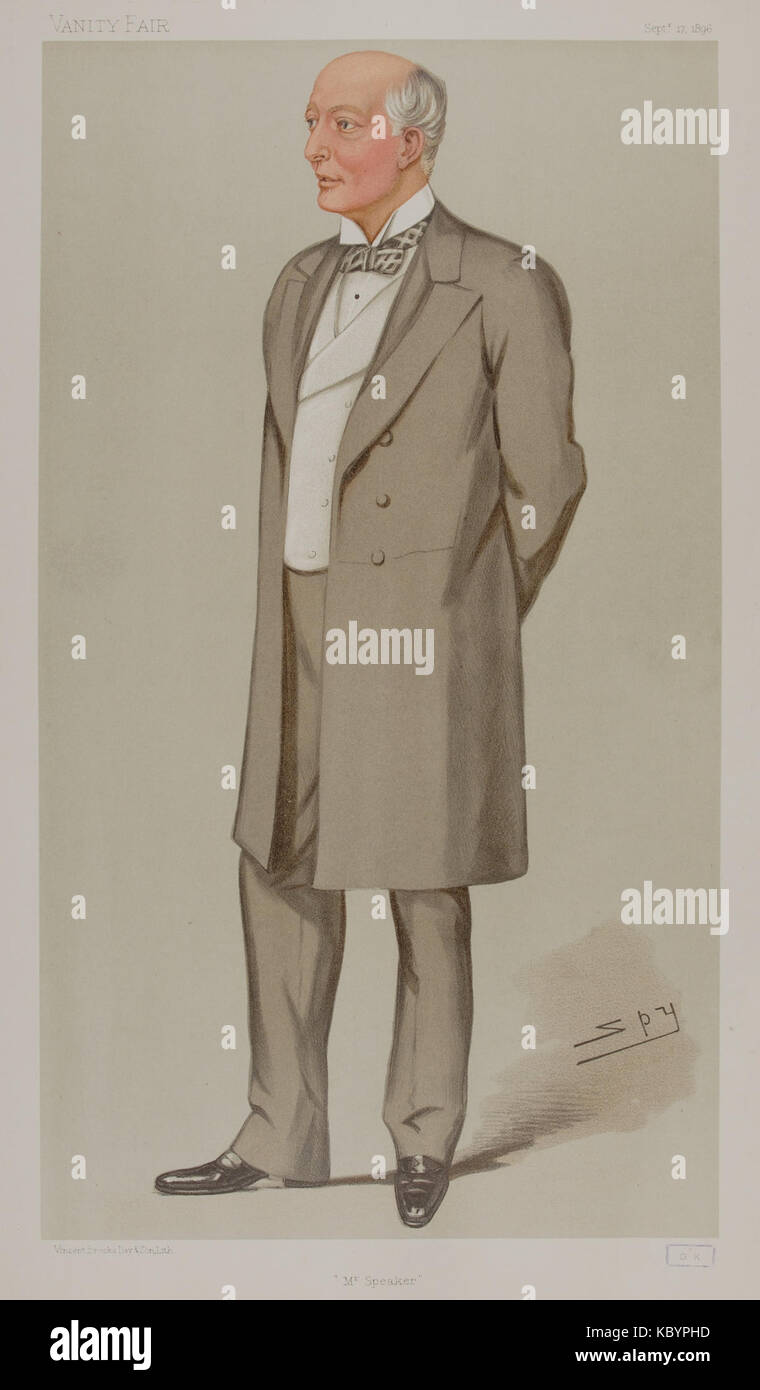 William Court Gully Vanity Fair 17 September 1896 Stock Photo - Alamy