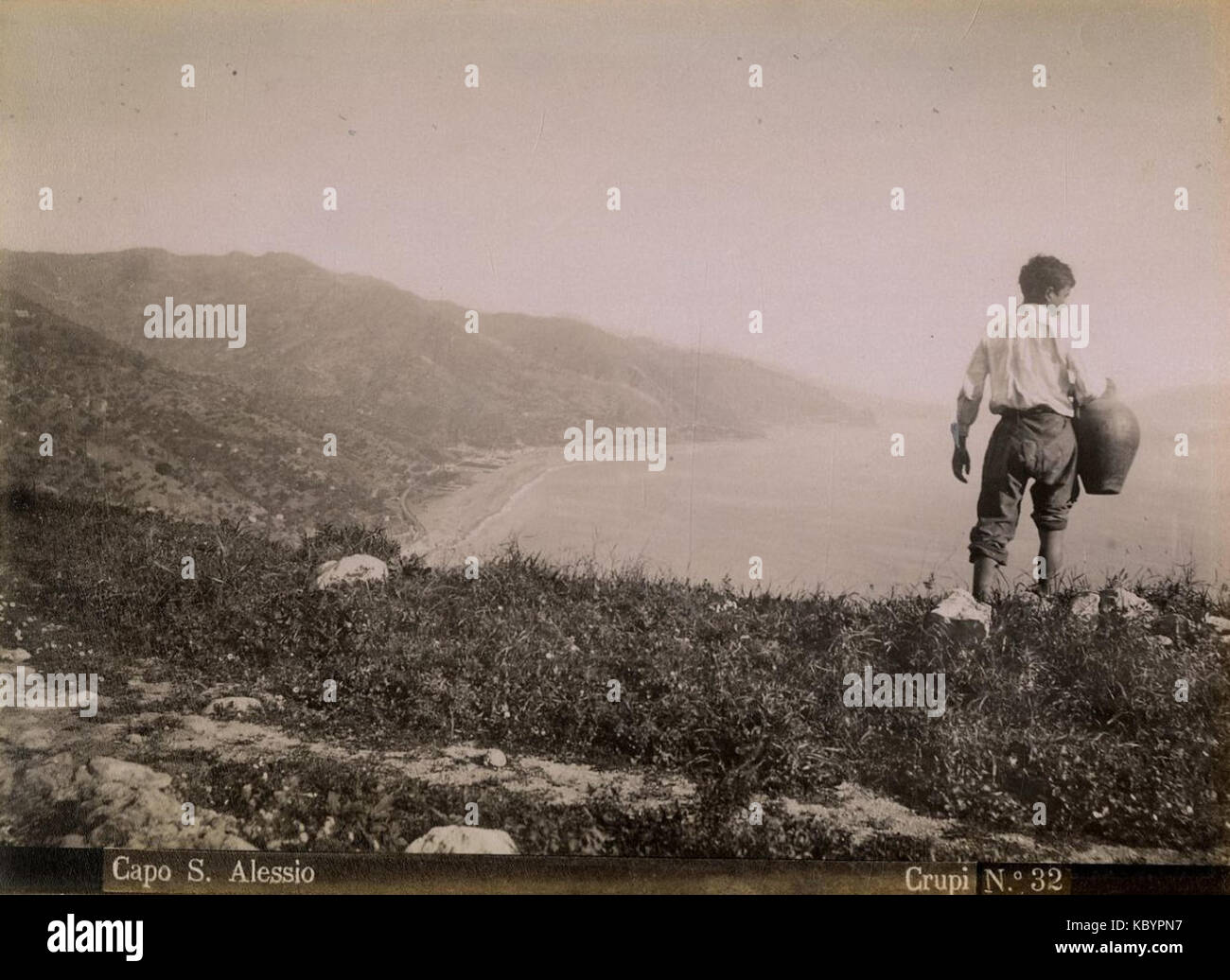 Crupi, Giovanni (1849 1925) n. 0032 Capo S. Alessio Stock Photo - Alamy