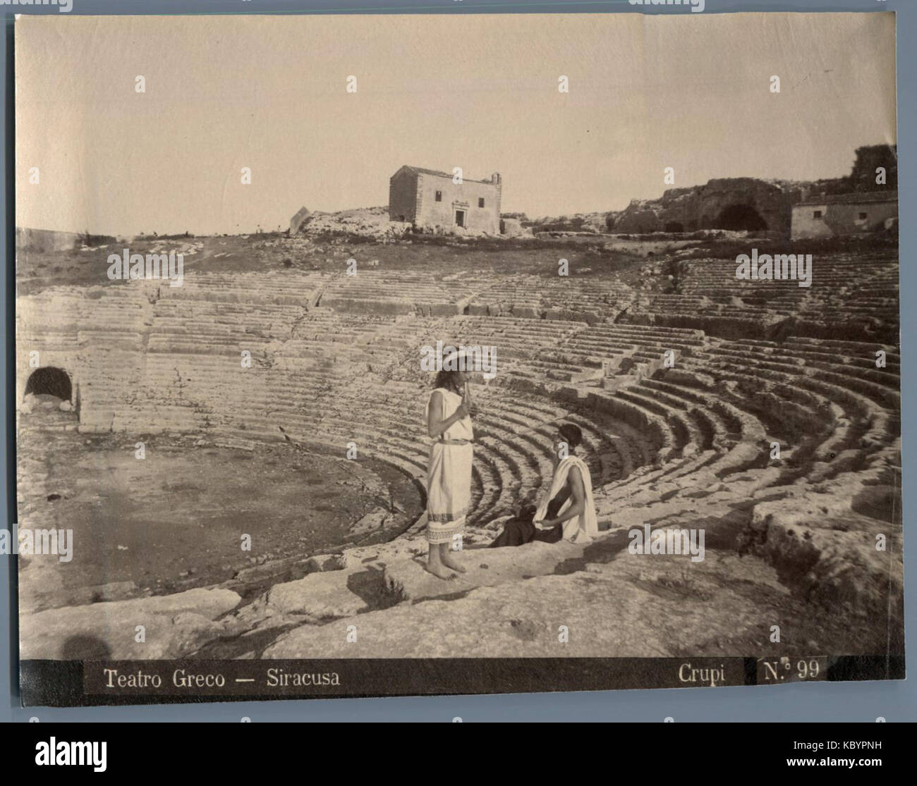 Crupi, Giovanni (1849 1925) n. 0099 Siracusa Teatro greco da Sicilia ...
