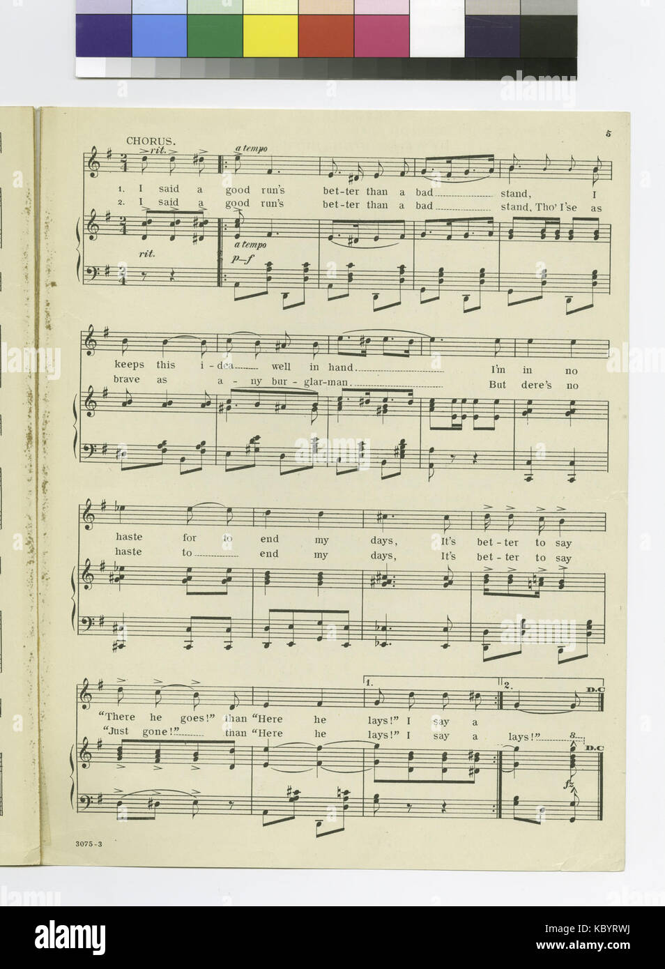 A good run's better than a bad stand (NYPL Hades 609333 1823347 Stock ... A good run's better than a bad stand (NYPL Hades 609333 1823347 Stock ...