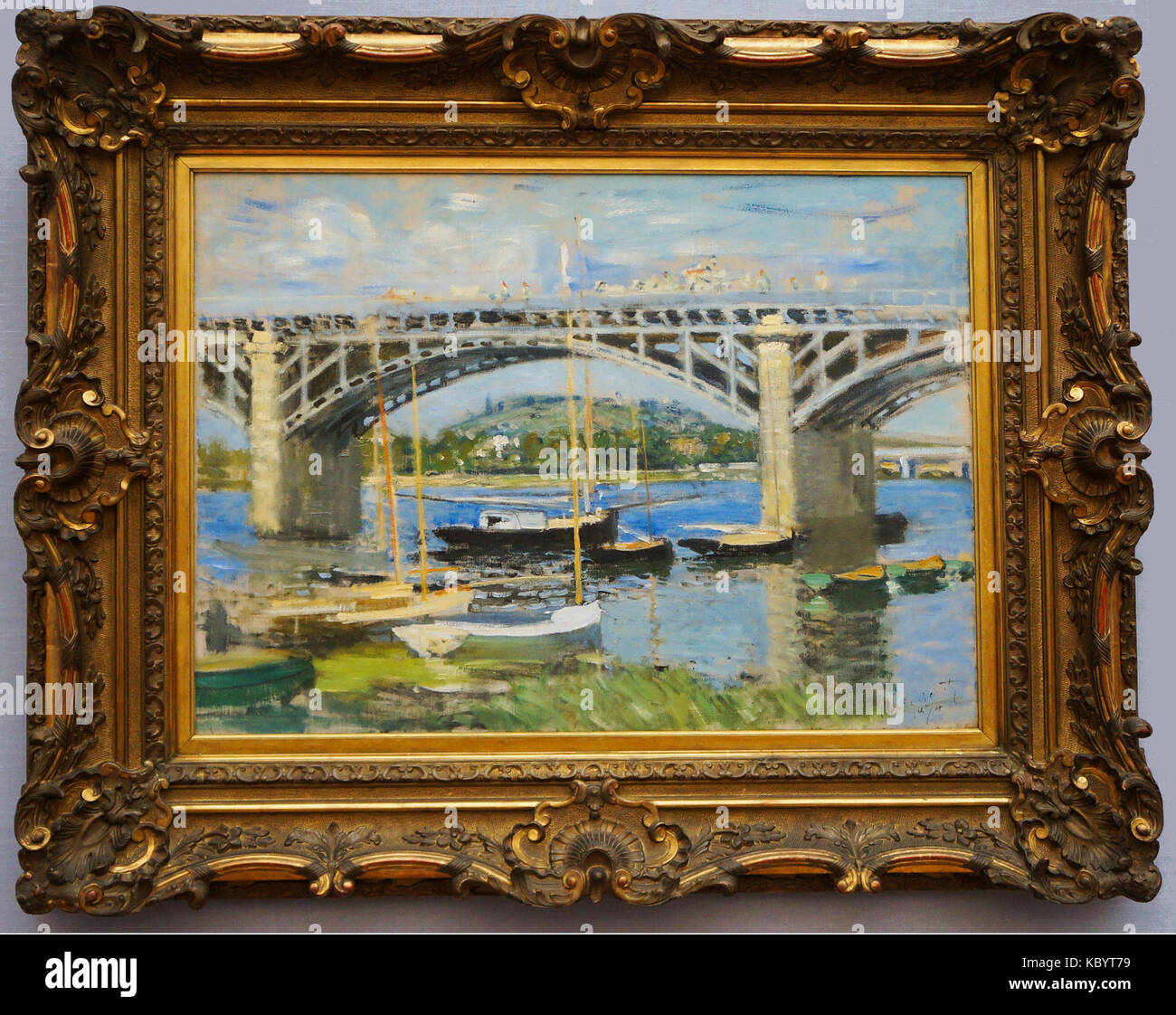 Claude Monet. Le Pont d'Argenteuil Stock Photo - Alamy
