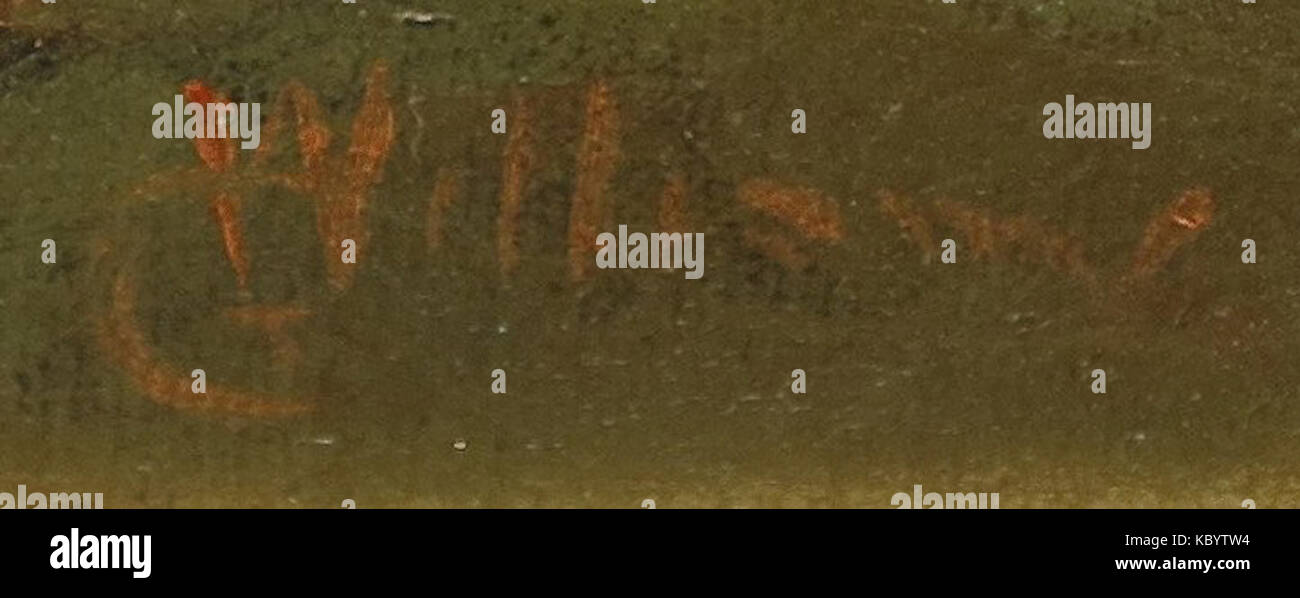 This image shows the signature of George Alfred Williams, an American ...