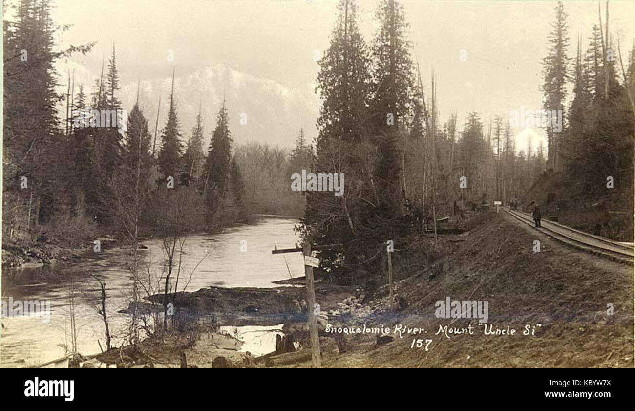 Map of snoqualmie hi-res stock photography and images - Alamy