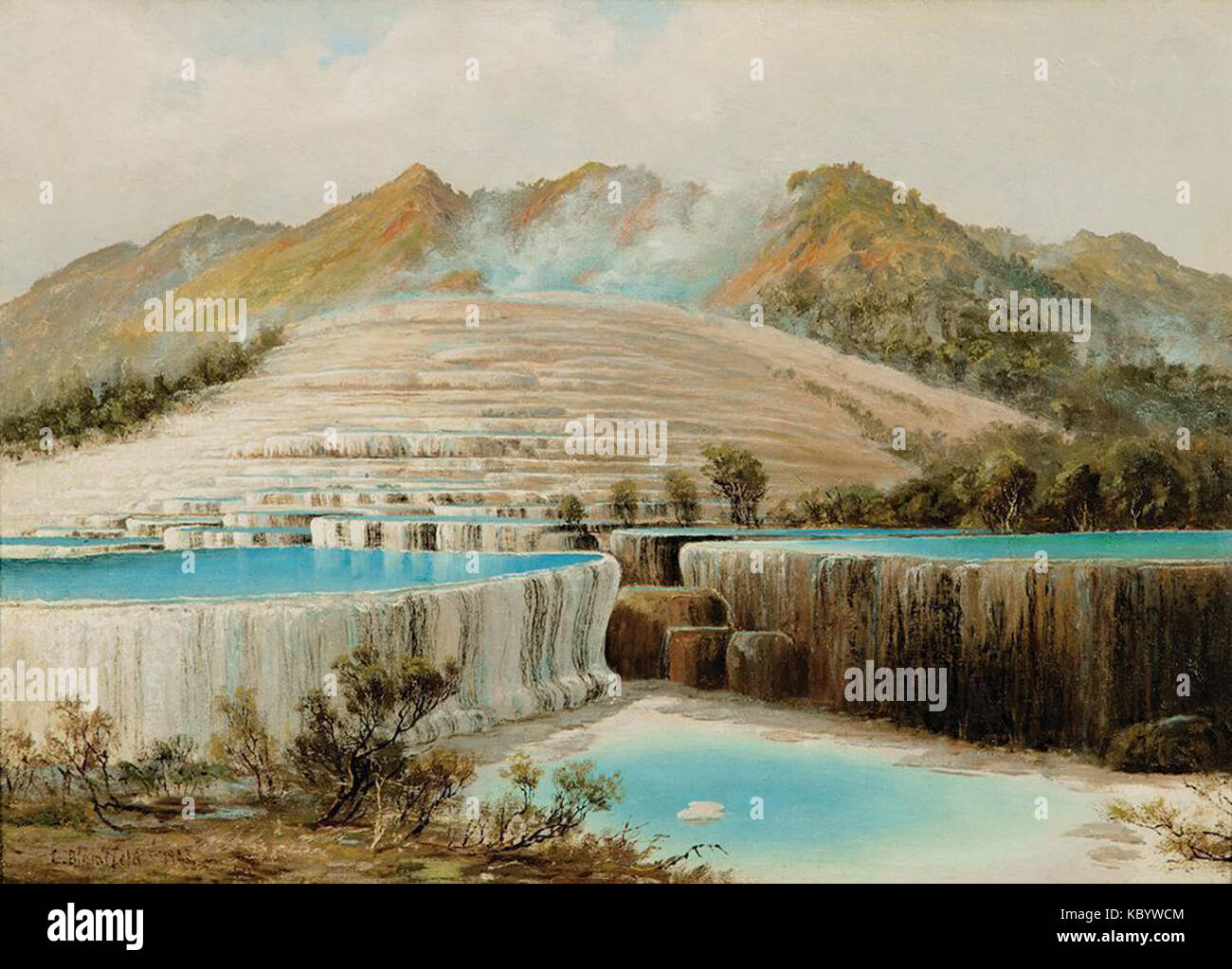 Charles Blomfield White terraces (1913 Stock Photo - Alamy