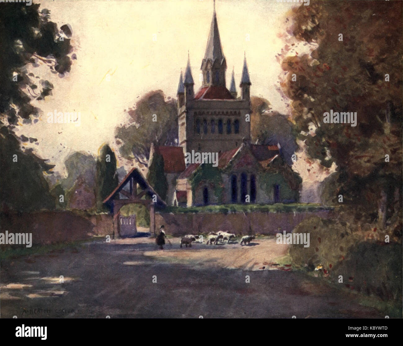 Whippingham Church Isle of Wight A. Heaton Cooper Stock Photo - Alamy