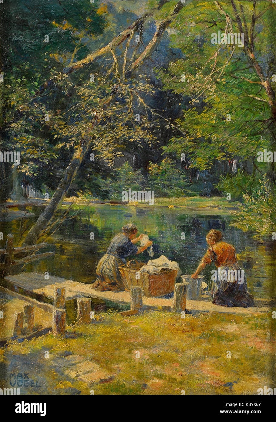 Painting by hugo vogel hi-res stock photography and images - Alamy