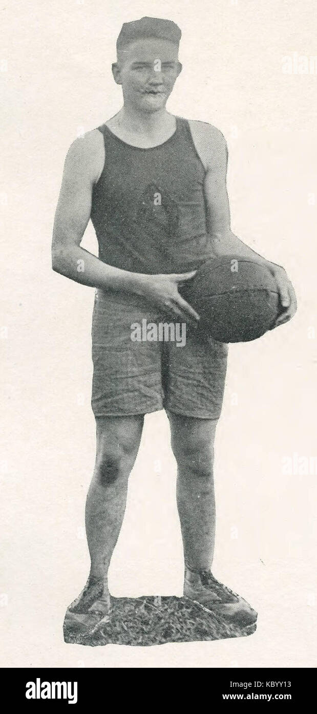 1921 Locust yearbook p. 132 (John Blevins, Captain of Basketball Stock ...