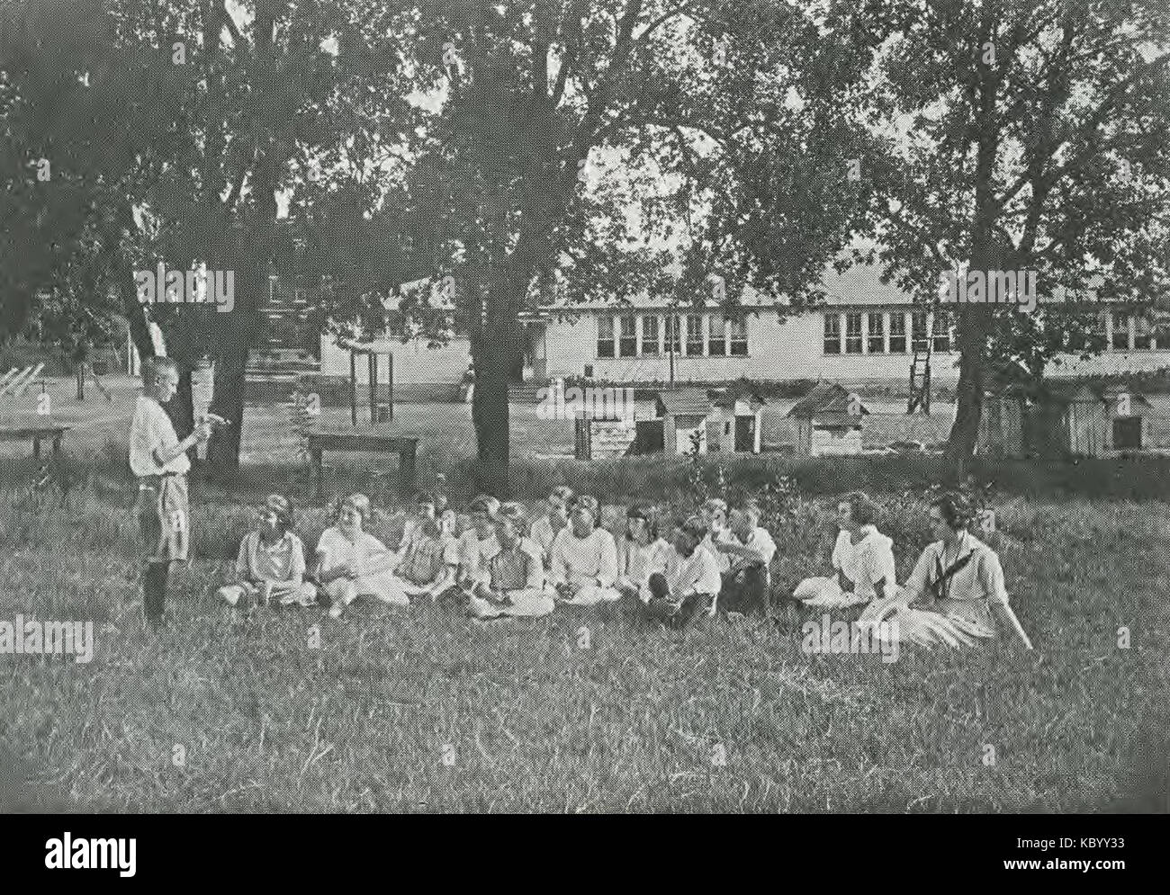 This page from the 1922 Locust Yearbook showcases a sixth-grade class ...