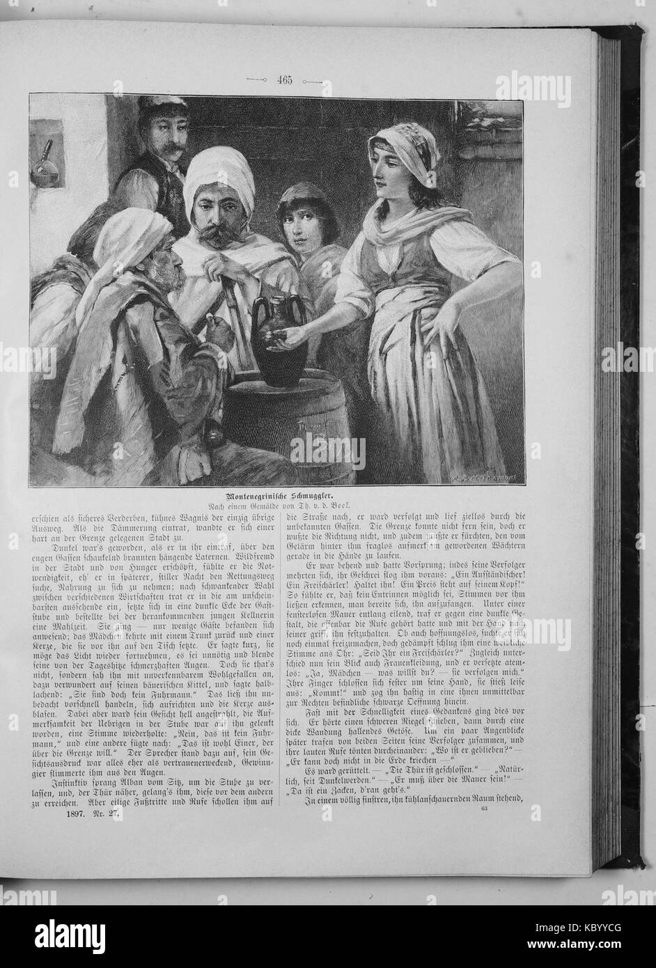 *Die Gartenlaube* was a German illustrated magazine. The issue from 1897 (volume 465) features ...