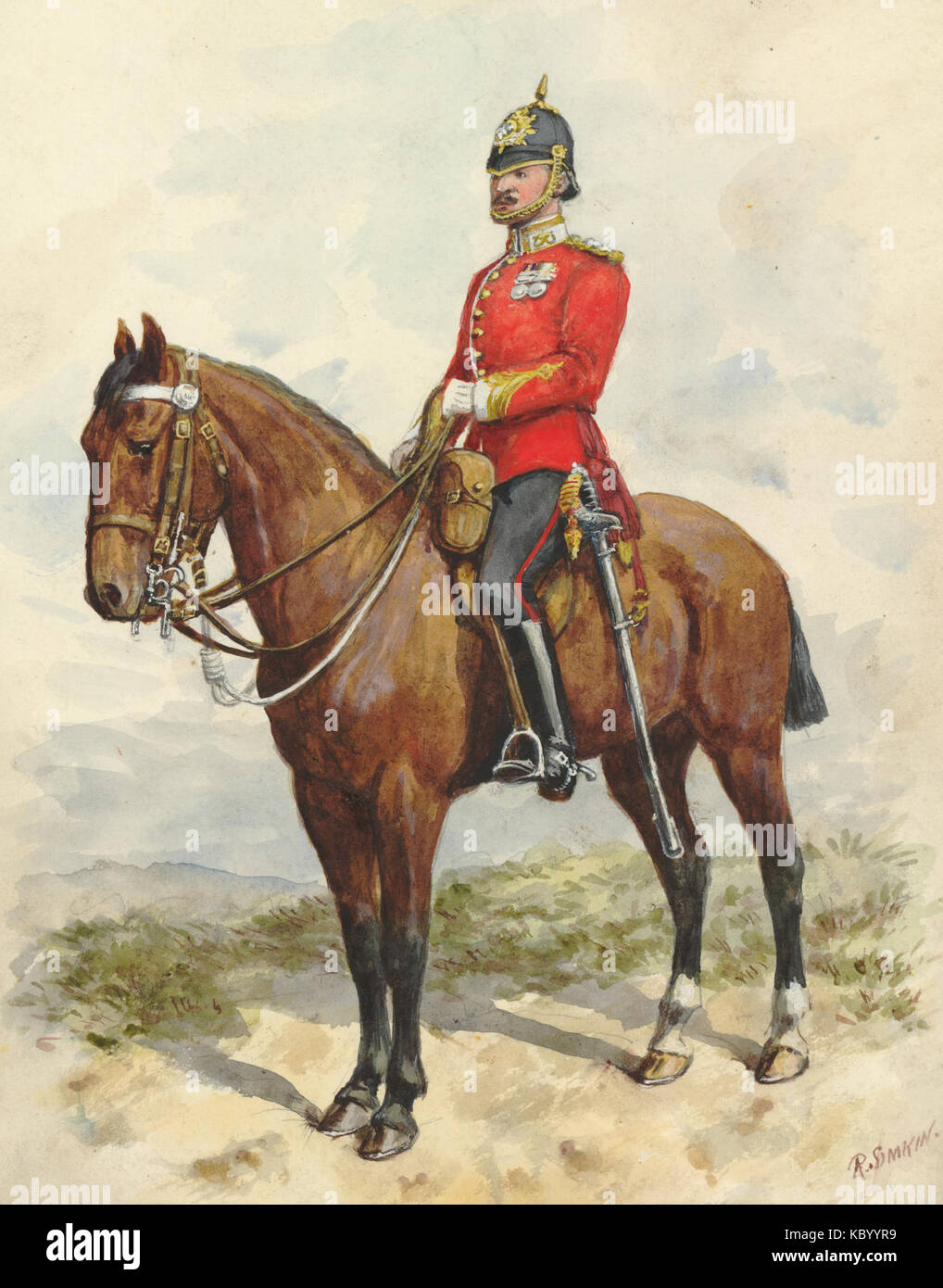 British senior army officer hi-res stock photography and images - Alamy
