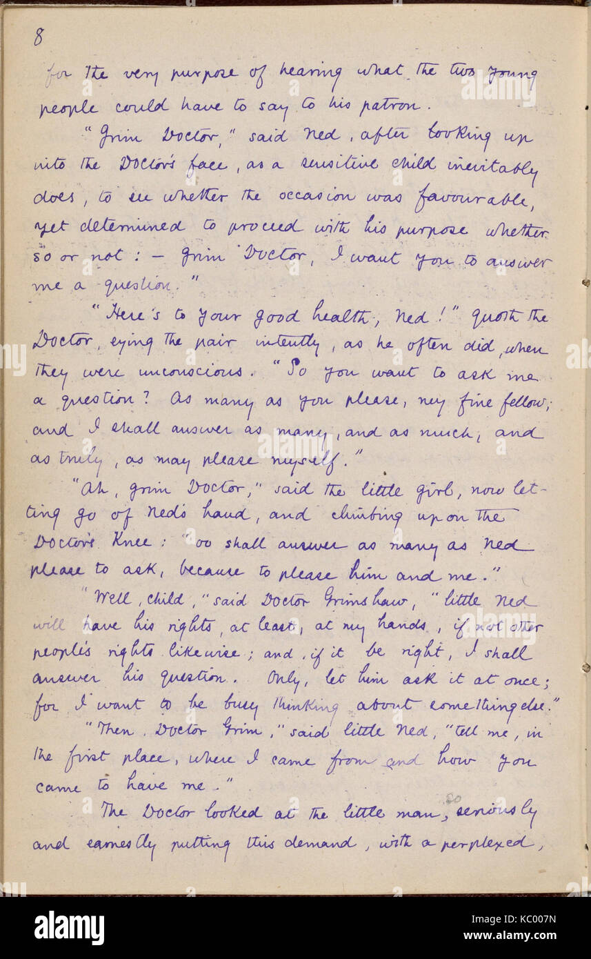 (Doctor Grimshawe's Secret). Chapters 1 7 in the hand of Julian ...