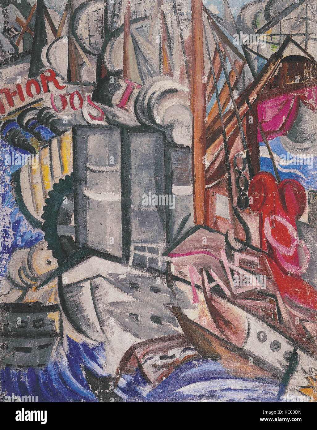 Port (Rozanova, 1913 Stock Photo - Alamy