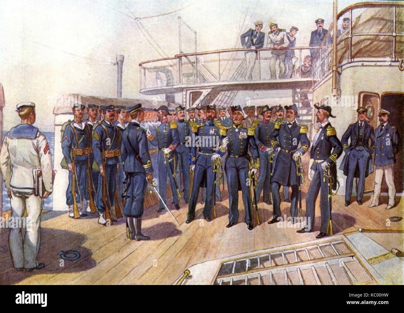 Greek Navy uniforms, ca. 1890 1910 Stock Photo - Alamy