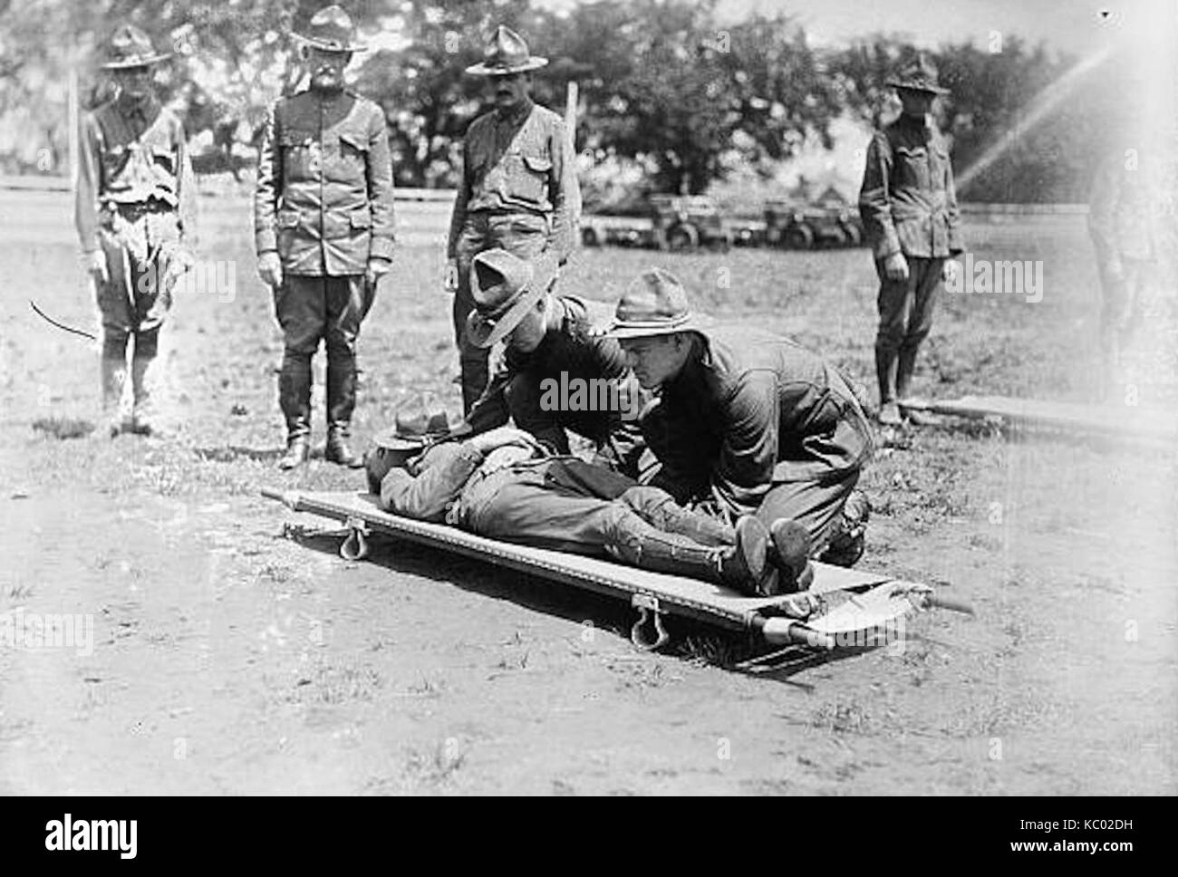 1917 Camp Crane Anbulance Training Photo 3 Allentown PA Stock Photo - Alamy