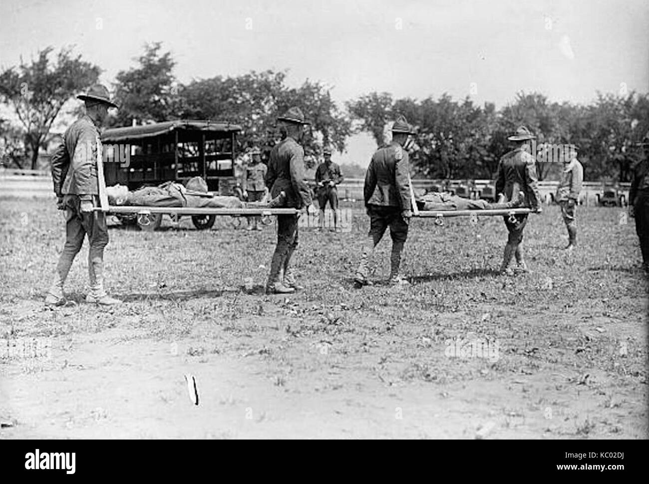 1917 Camp Crane Anbulance Training Photo 4 Allentown PA Stock Photo - Alamy