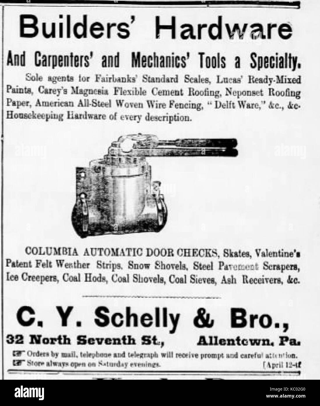 Vintage advertisement from 1900 hi-res stock photography and images - Alamy